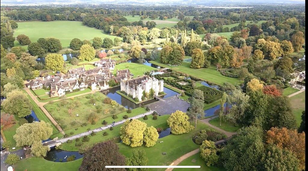 Hever Castle in Kent - Photos by Drone - Grey Arrows Drone Club UK
