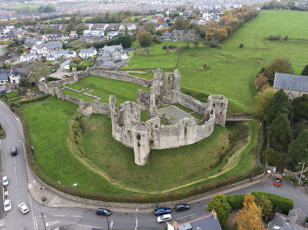Coity Castle - Photos by Drone - Grey Arrows Drone Club UK