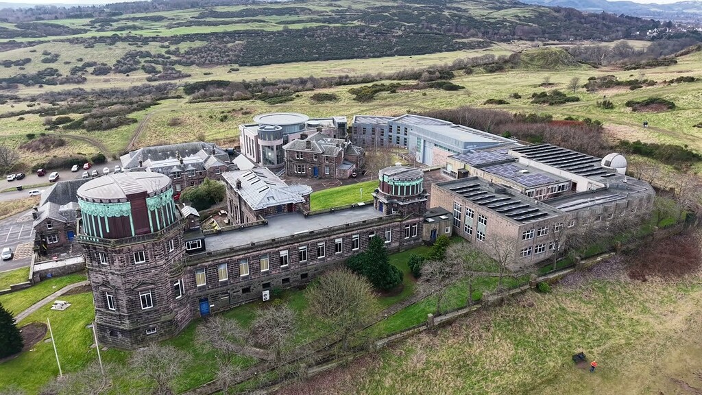 The Royal Observatory Edinburgh By DJI Air 3S - Videos by Drone - Grey ...