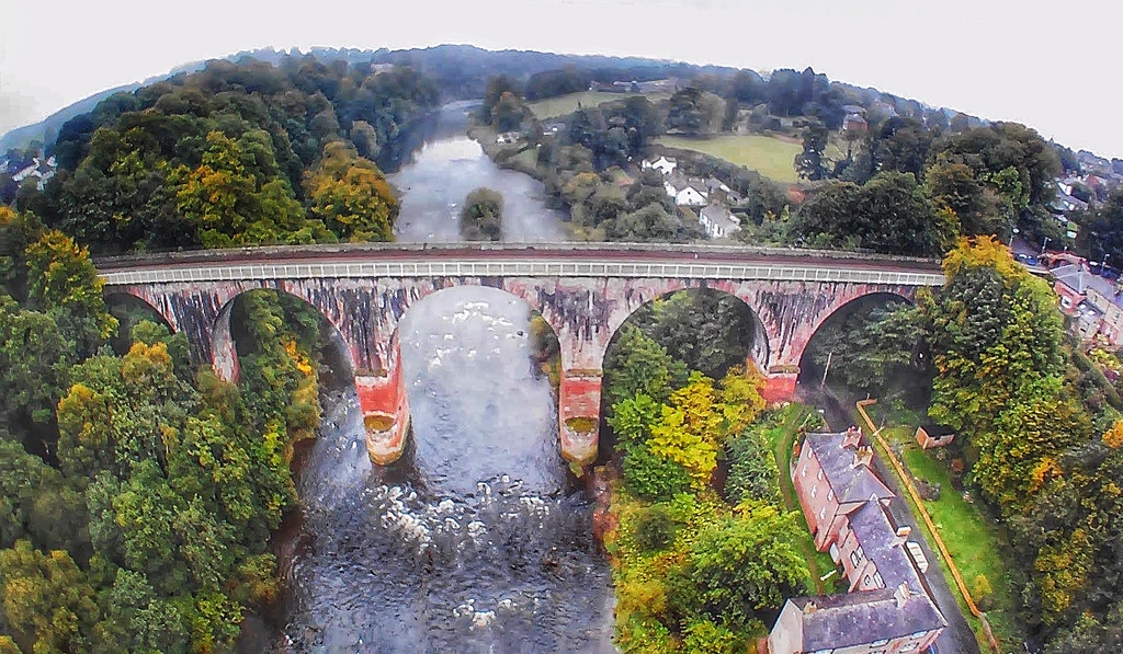 Corby Bridge - Revisited - Photos by Drone - Grey Arrows Drone Club UK