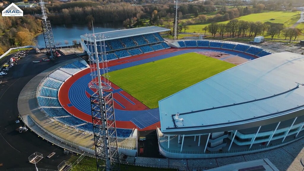 Alexander Stadium Birmingham - Videos by Drone - Grey Arrows Drone Club UK
