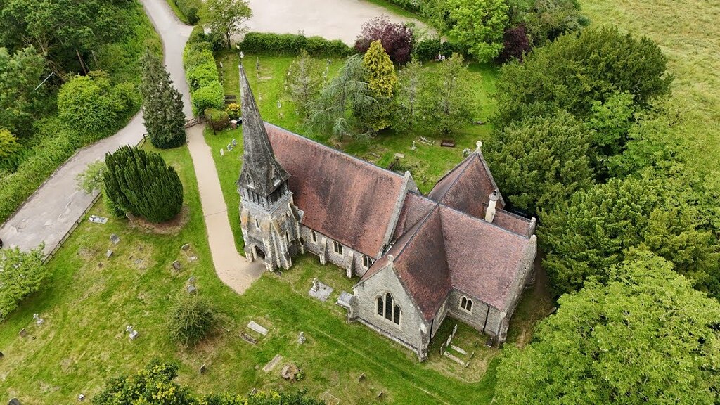 Church of Saint James, Barkham - Videos by Drone - Grey Arrows Drone ...