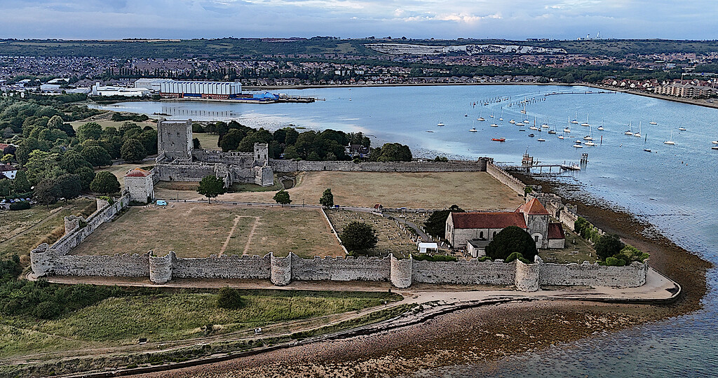 Portchester Castle and Portsmouth Harbour, Fareham - Added to English ...