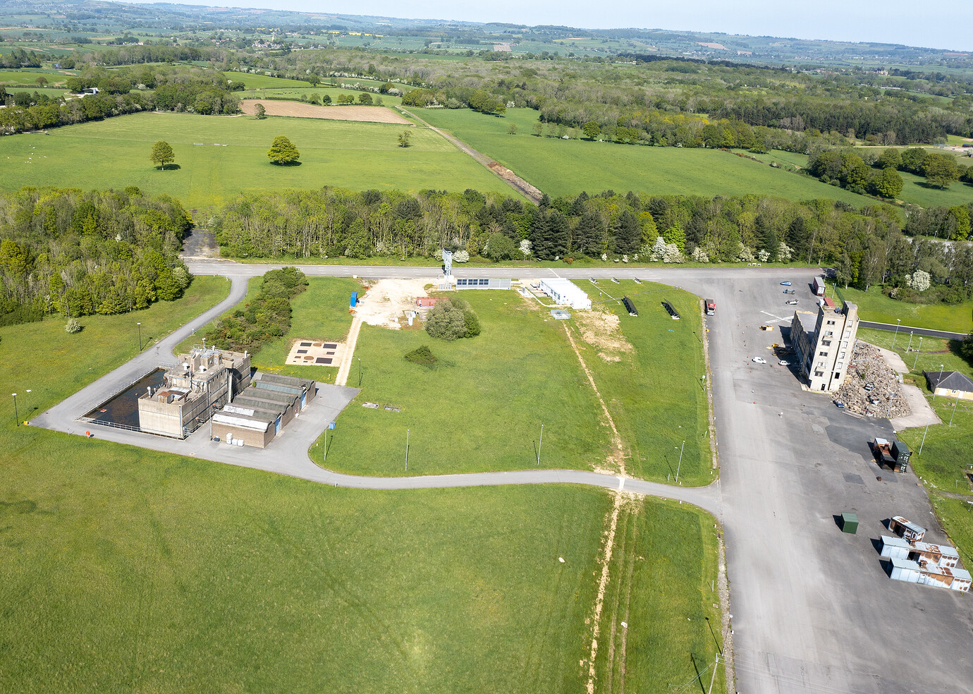 Fire Service College, Moreton-in-Marsh - Photos by Drone - Grey Arrows ...