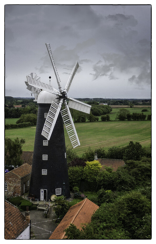 Waltham Windmill - Waltham, Grimsby - Photos by Drone - Grey Arrows ...