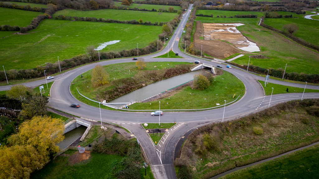 Whitminster's A38 Canal Roundabout - Added to Rivers and Canals in ...