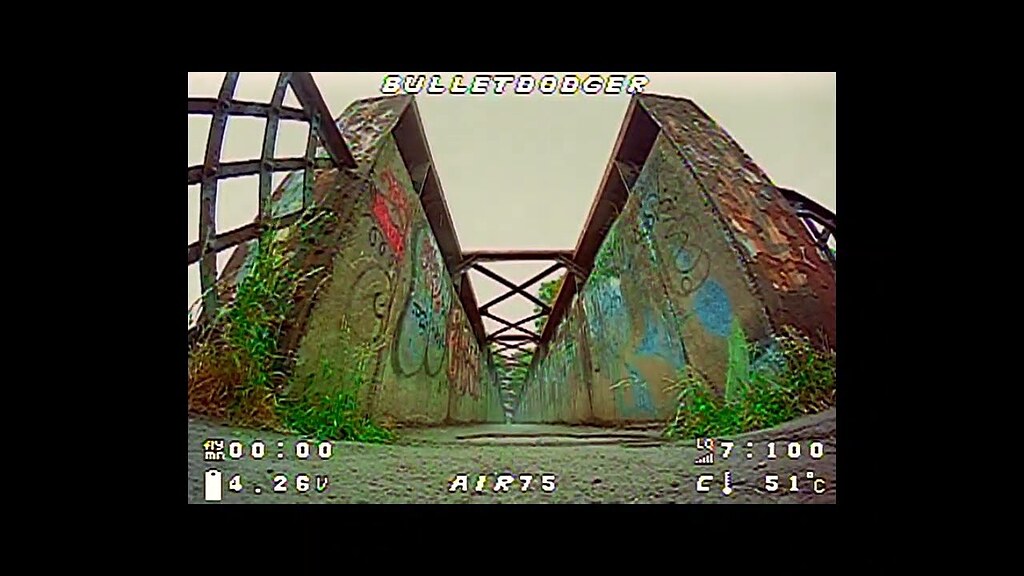 The Risk (Bridge run) - Videos by FPV Drone - Grey Arrows Drone Club UK