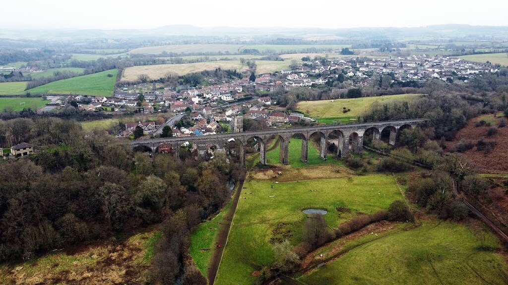 Pensford railway viaduct - Videos by Drone - Grey Arrows Drone Club UK