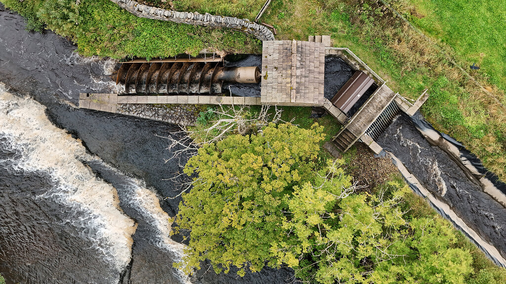 The River Bain Hydro - Photos by Drone - Grey Arrows Drone Club UK