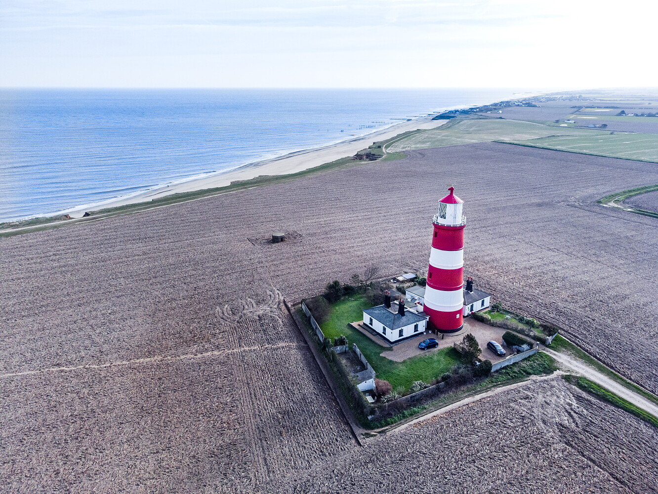 Happisburgh Lighthouse - Photos by Drone - Grey Arrows Drone Club UK