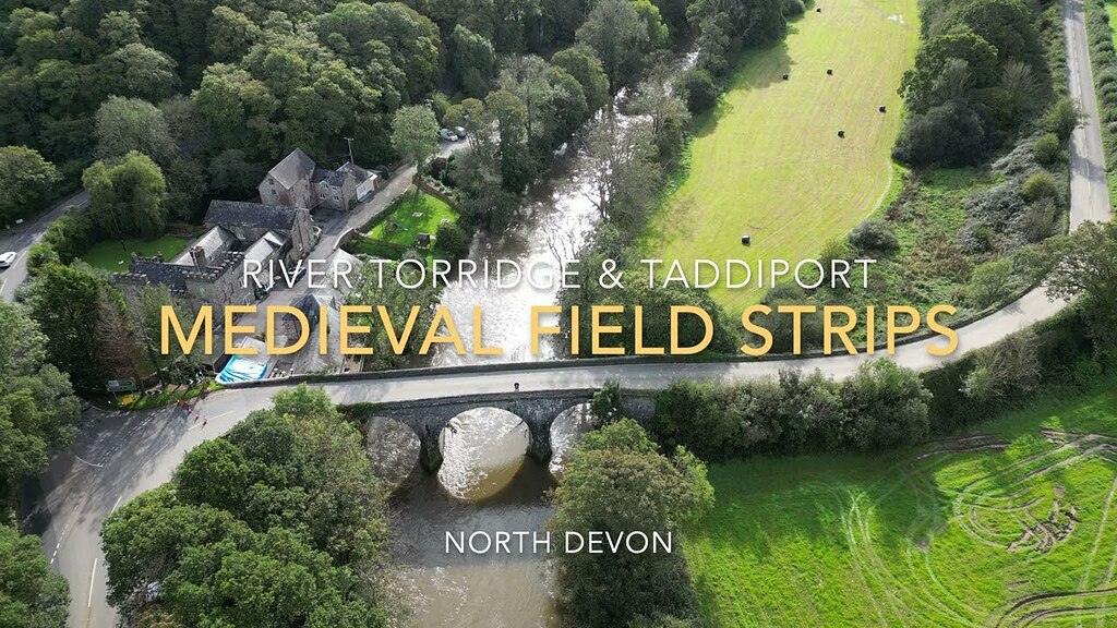 River Torridge and Taddiport Medieval Strip Fields - Videos by Drone ...