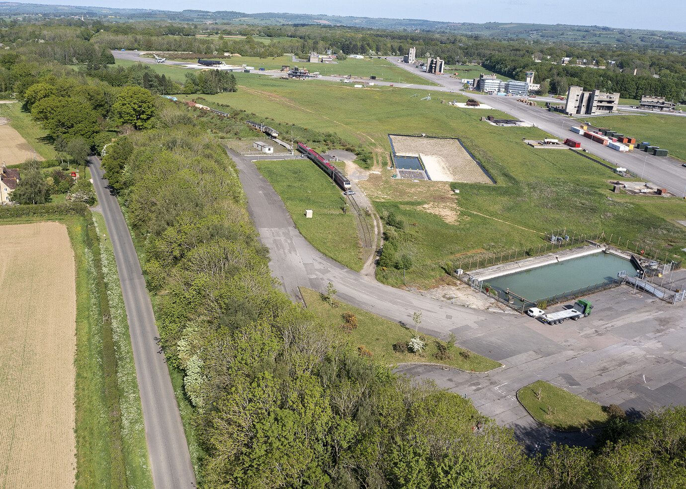 Fire Service College, Moreton-in-Marsh - Photos by Drone - Grey Arrows ...