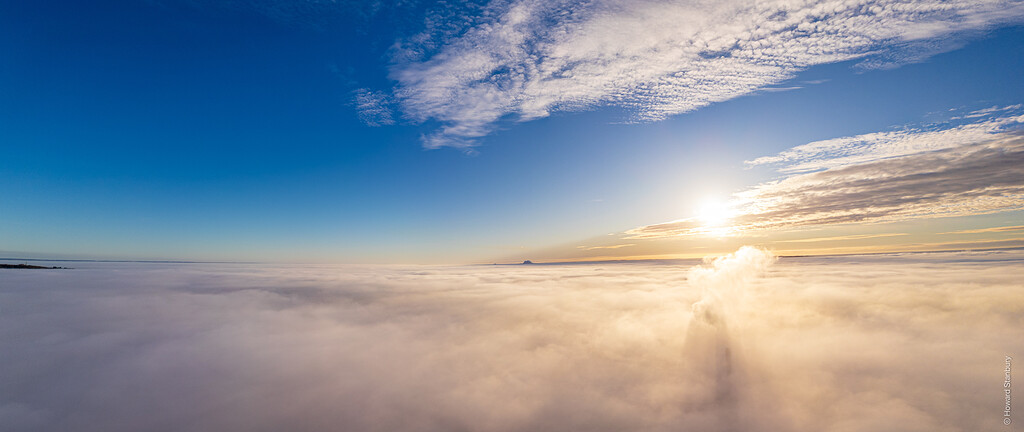 Cloud inversion at dusk - the photos - Photos by Drone - Grey Arrows ...