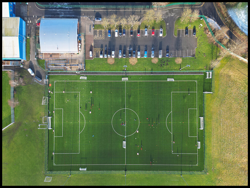 Partington Sports Village and its surroundings - Photos by Drone - Grey Arrows Drone Club UK