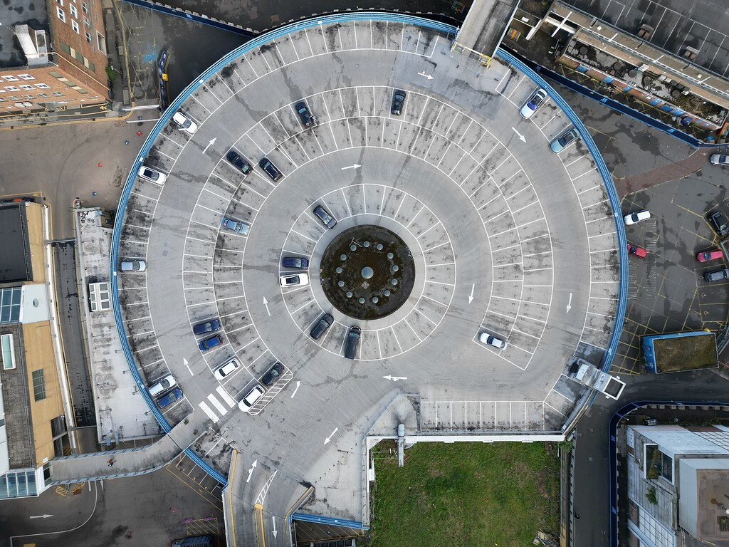 Coventry Circular Market rooftop car park - Panos by Drone - Grey ...