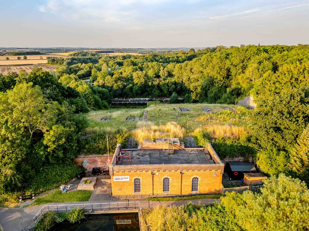 Foxton Locks Canal Museum - Photos by Drone - Grey Arrows Drone Club UK