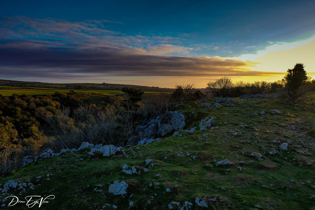Cheddar Gorge Sunrise - Photos by Drone - Grey Arrows Drone Club UK