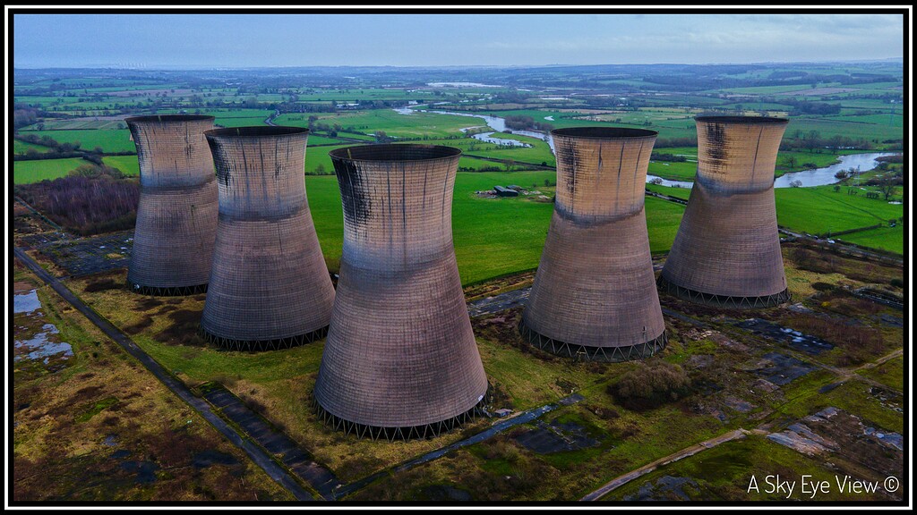 Willington Power Station 01/01/2022 - Photos by Drone - Grey Arrows ...