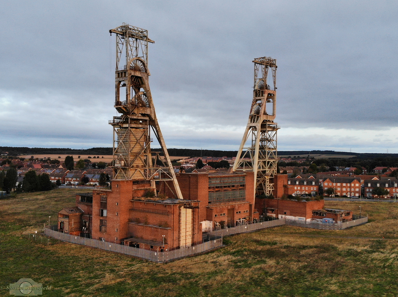 Clipstone Colliery - Photos by Drone - Grey Arrows Drone Club UK