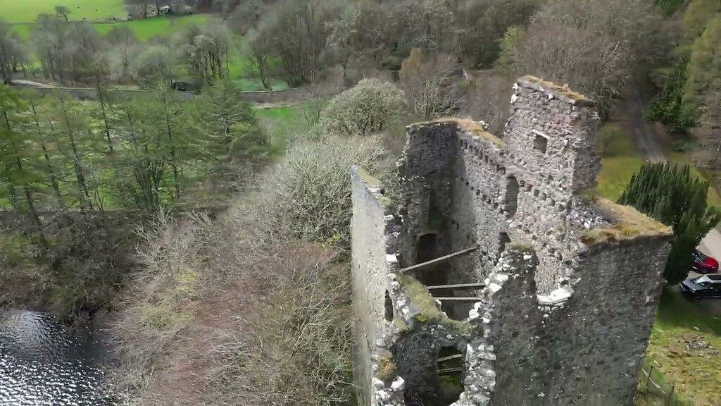 Invergarry Castle and the Wreck of the Eala Bhan - Videos by Drone ...
