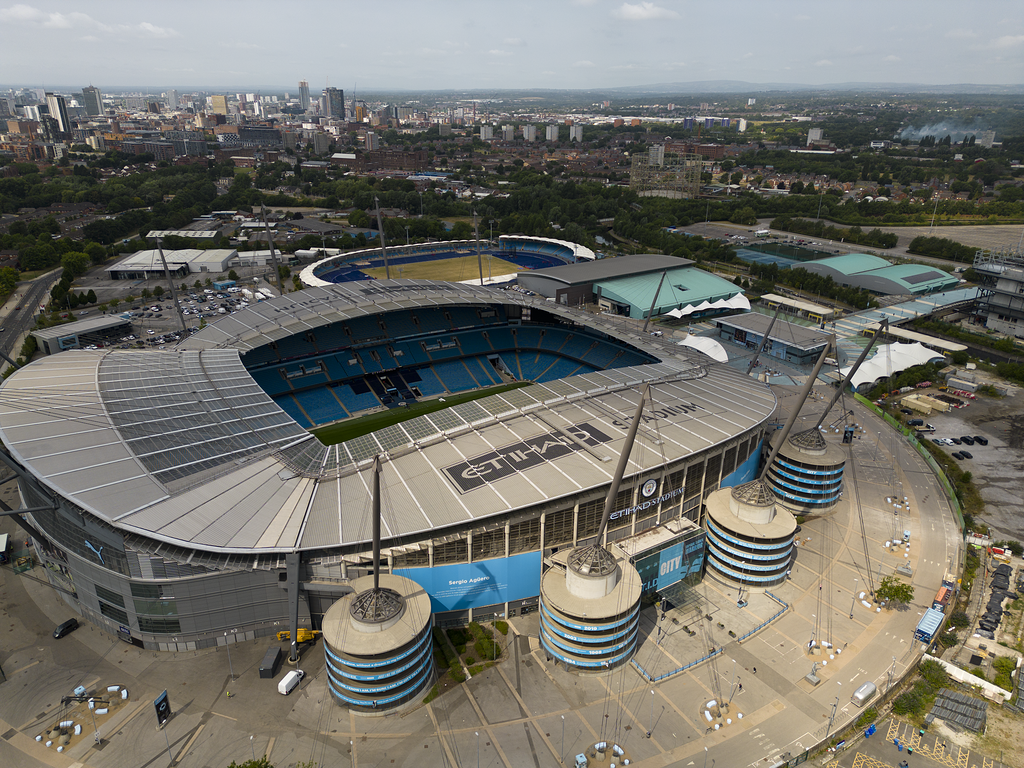 Eithad stadium - Photos by Drone - Grey Arrows Drone Club UK
