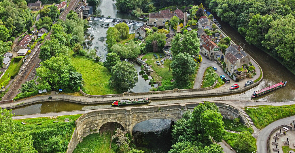 Avoncliff Aqueduct 2023 - Photos by Drone - Grey Arrows Drone Club UK
