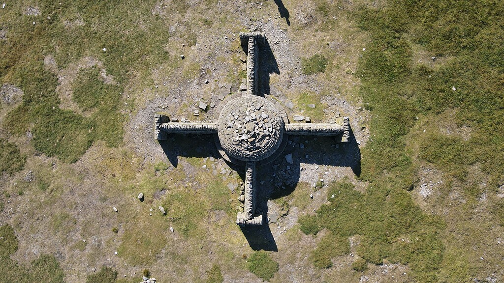 Cross Fell Summit - Photos by Drone - Grey Arrows Drone Club UK