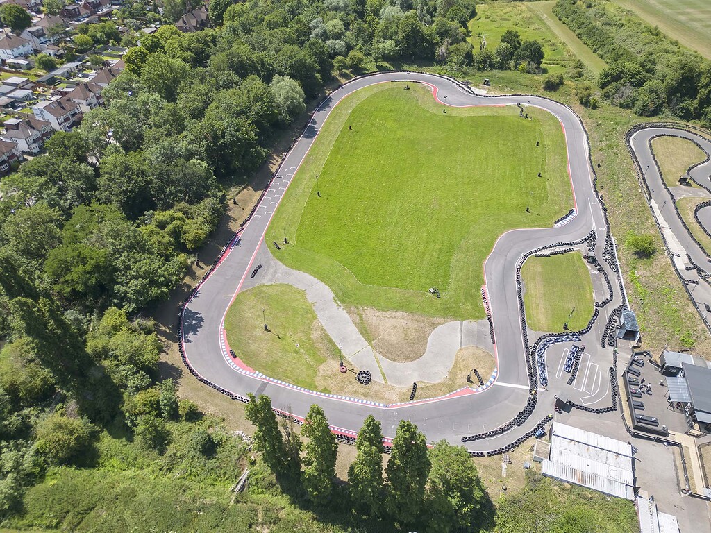 Surbiton Raceway - Photos by Drone - Grey Arrows Drone Club UK
