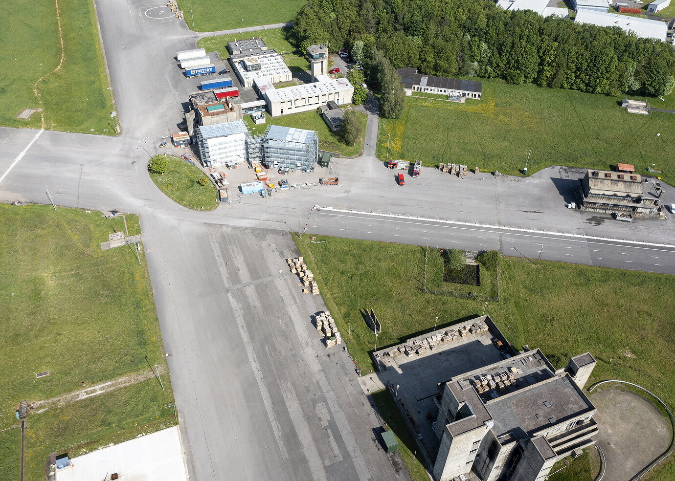 Fire Service College, Moreton-in-Marsh - Photos by Drone - Grey Arrows ...