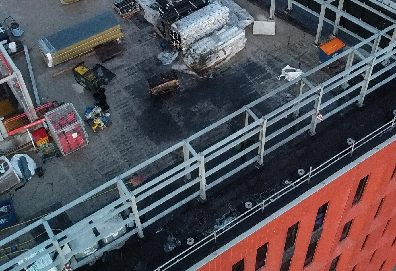 Blackpool new DWP building fire - Photos by Drone - Grey Arrows Drone ...