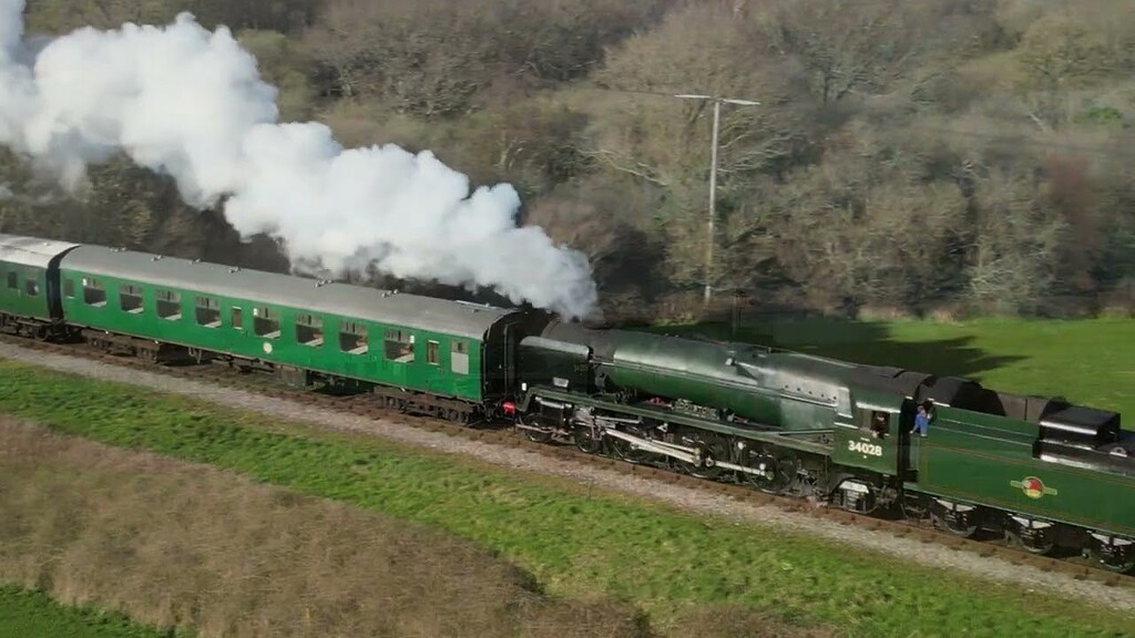 Swanage steam railway - Videos by Drone - Grey Arrows Drone Club UK