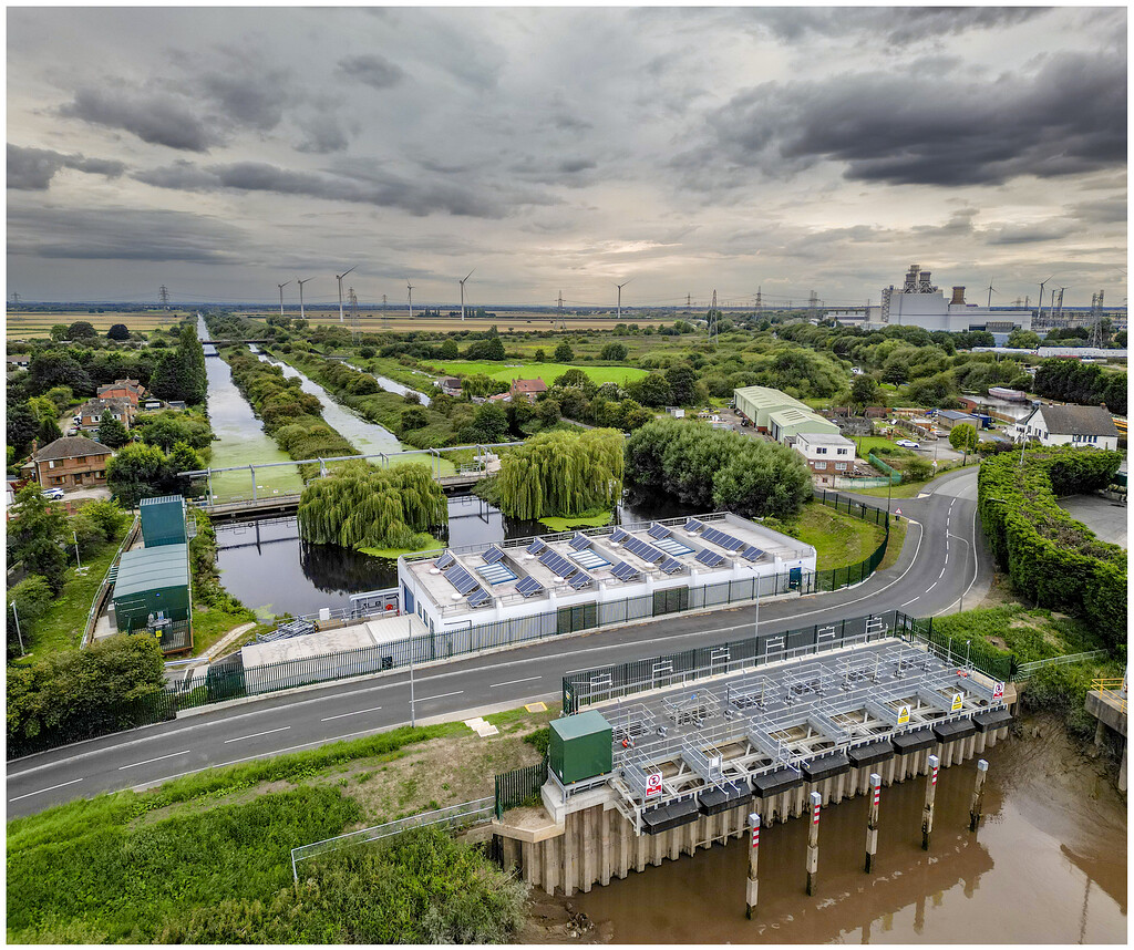 Keadby - Pumping Station - Photos by Drone - Grey Arrows Drone Club UK