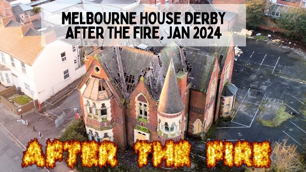 After the fire at Melbourne House, Osmaston Road, Derby - Videos by ...