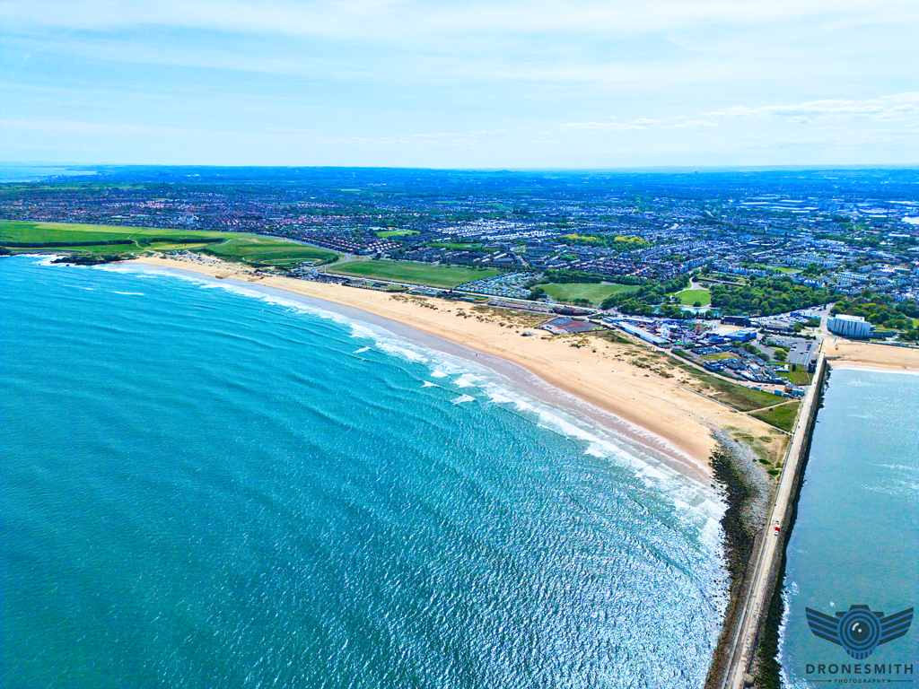 South Shields Beach - Photos by Drone - Grey Arrows Drone Club UK