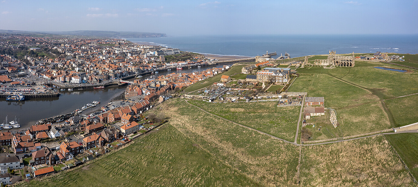 Whitby Abbey and town - Photos by Drone - Grey Arrows Drone Club UK