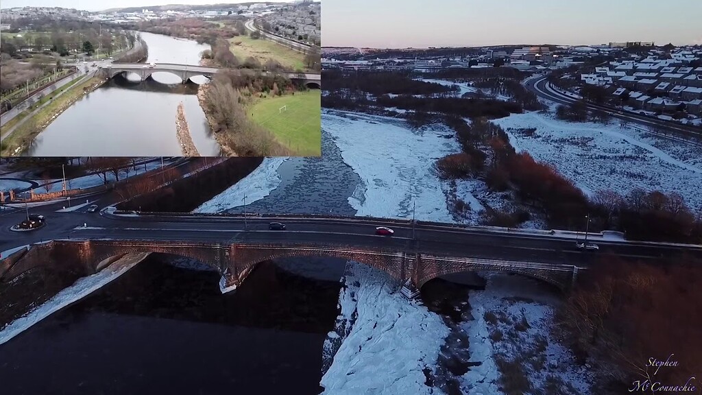 River Dee with and without snow - Added to Rivers & Canals in the ...