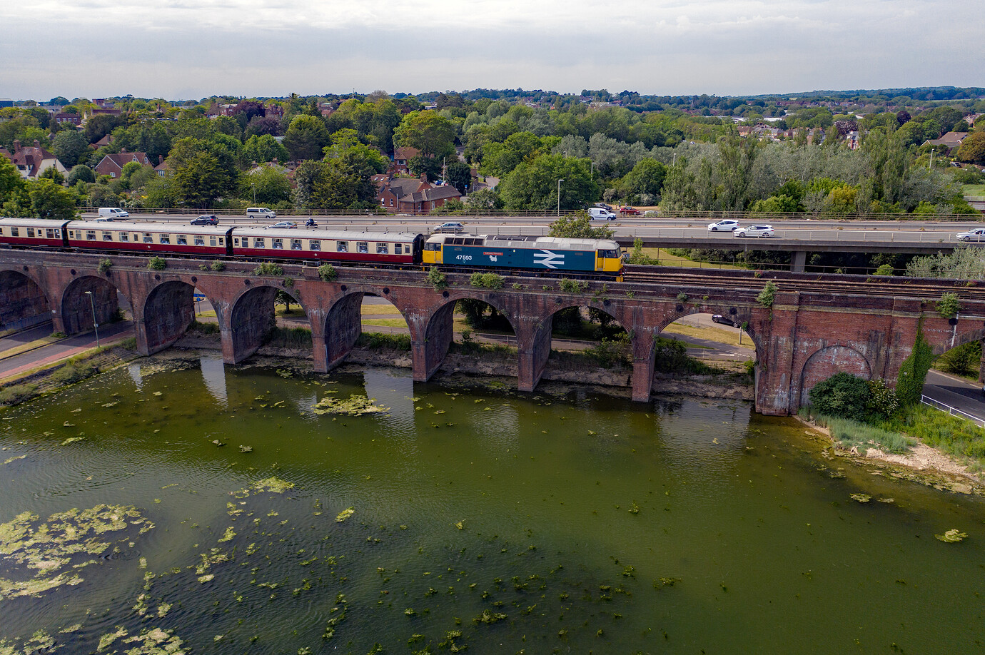 Wallington Viaduct, Fareham - Photos by Drone - Grey Arrows Drone Club UK