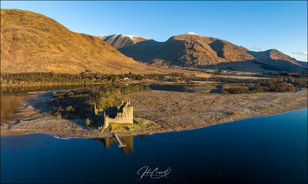 Kilchurn Castle, Loch Awe & Rannoch Moor - Photos by Drone - Grey ...