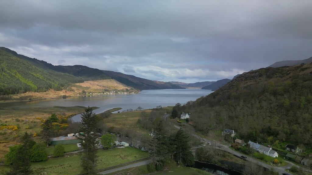 Loch Duich, Shiel Bridge and the Ratagan Pass - Videos by Drone - Grey ...