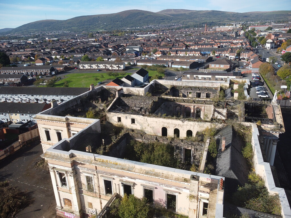 Belfast Court House - Photos by Drone - Grey Arrows Drone Club UK