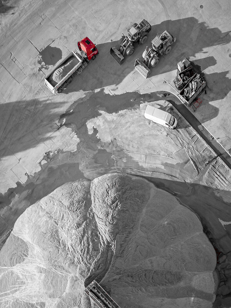 Shooting construction sites and quarries - Photos by Drone - Grey ...