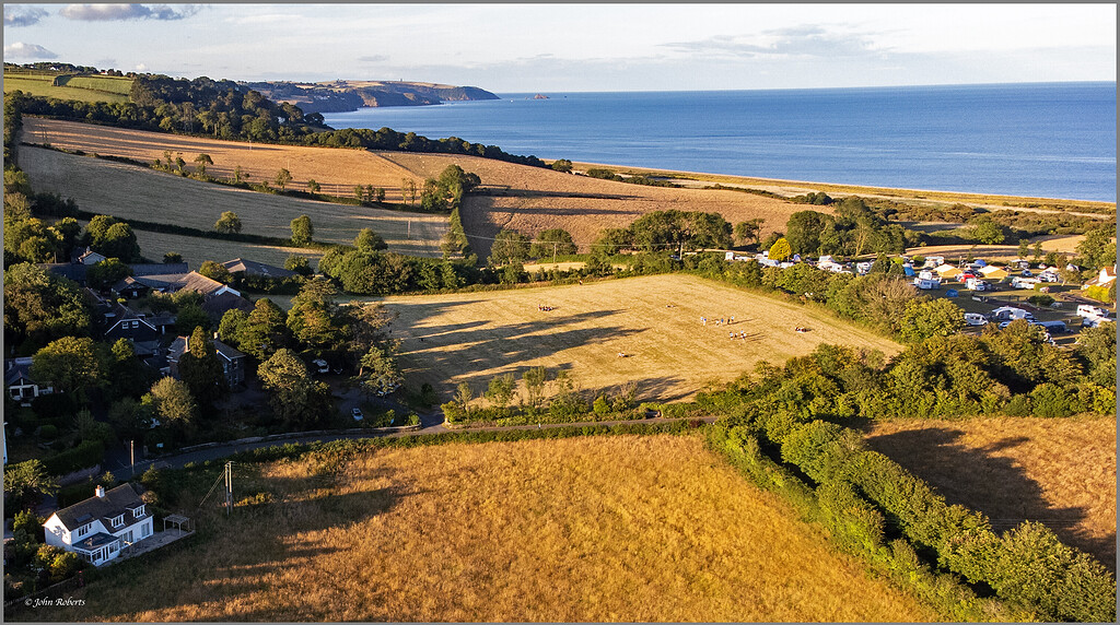 Early evening around Slapton & Start Bay - Photos by Drone - Grey ...