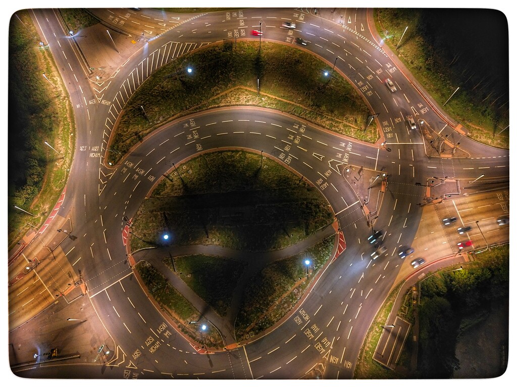 Chowns Mill Roundabout - Photos by Drone - Grey Arrows Drone Club UK