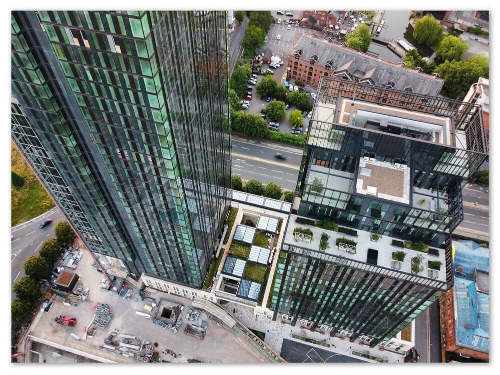 Elizabeth Tower, Manchester - Photos by Drone - Grey Arrows Drone Club UK