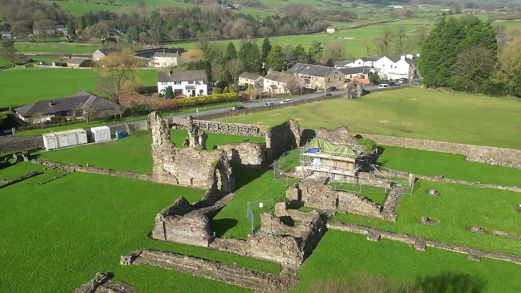 In the shadows of Pendle Hill, the ruins of Sawley Abbey - Videos by ...