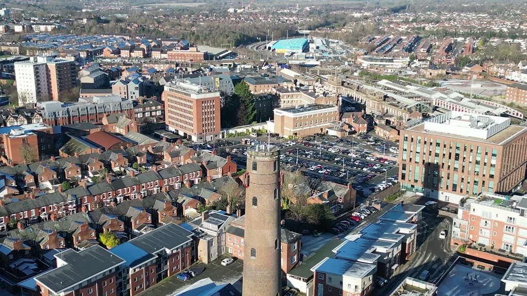 Chester Shot Tower - Videos by Drone - Grey Arrows Drone Club UK