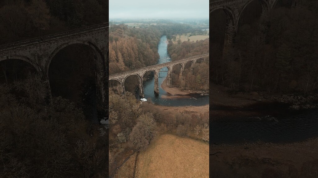 Lambley Viaduct, Stunning - Videos by Drone - Grey Arrows Drone Club UK