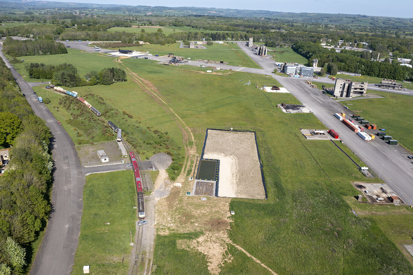 Fire Service College, Moreton-in-Marsh - Photos by Drone - Grey Arrows ...
