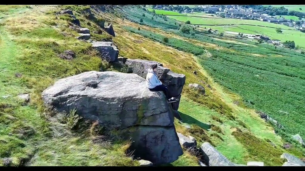 Amazing vista Wainman’s Pinnacle. Situated in North Yorkshire above the ...