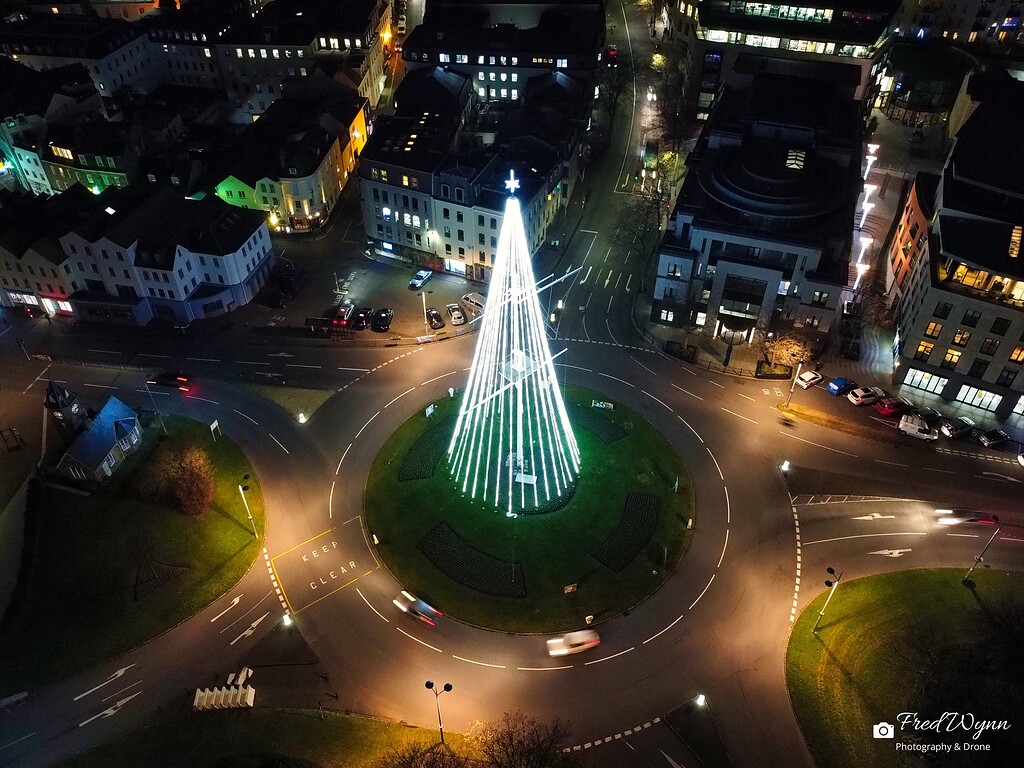 Guernsey 'Tree of Joy' - Photos by Drone - Grey Arrows Drone Club UK